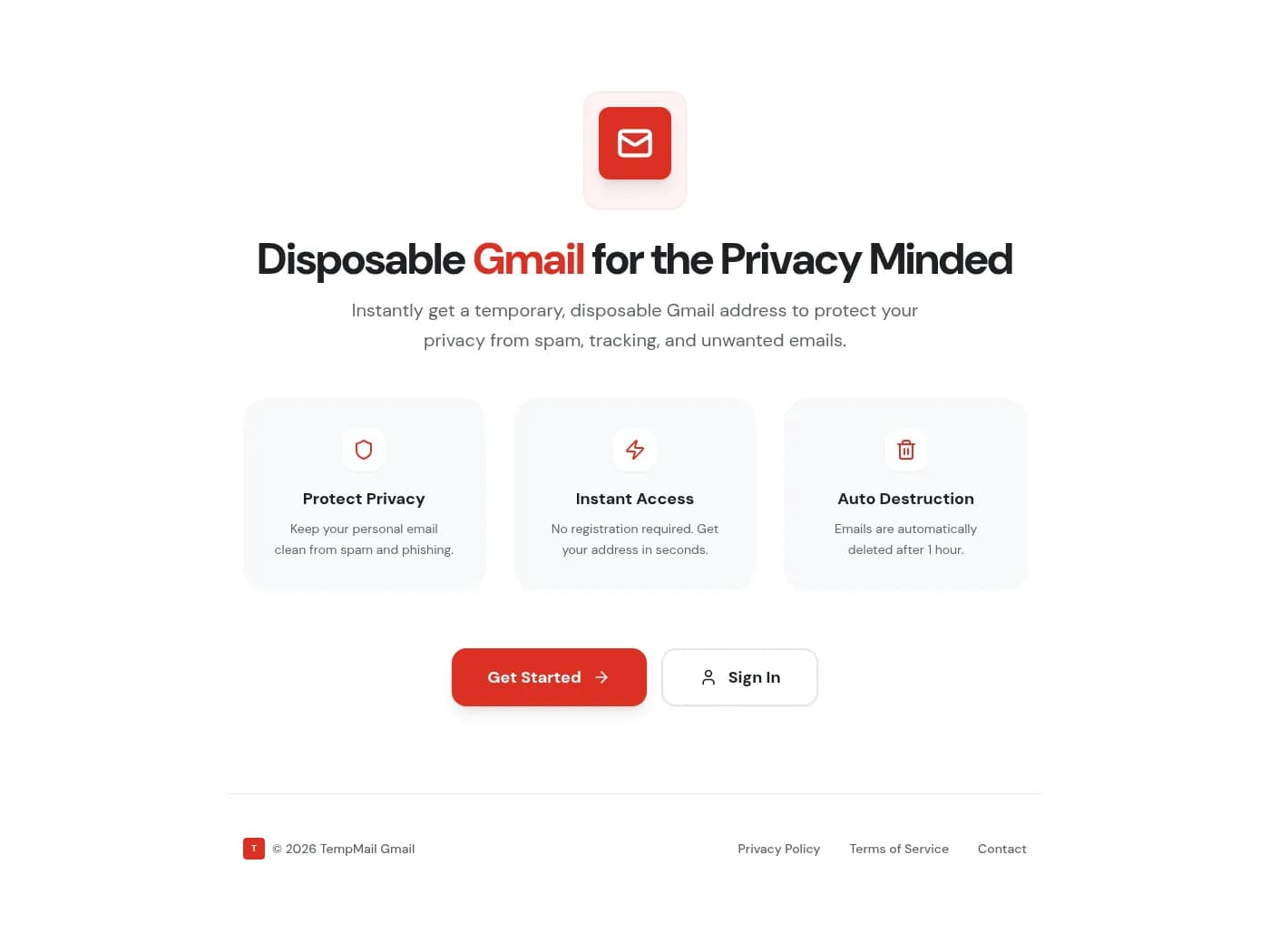 TempMail Gmail