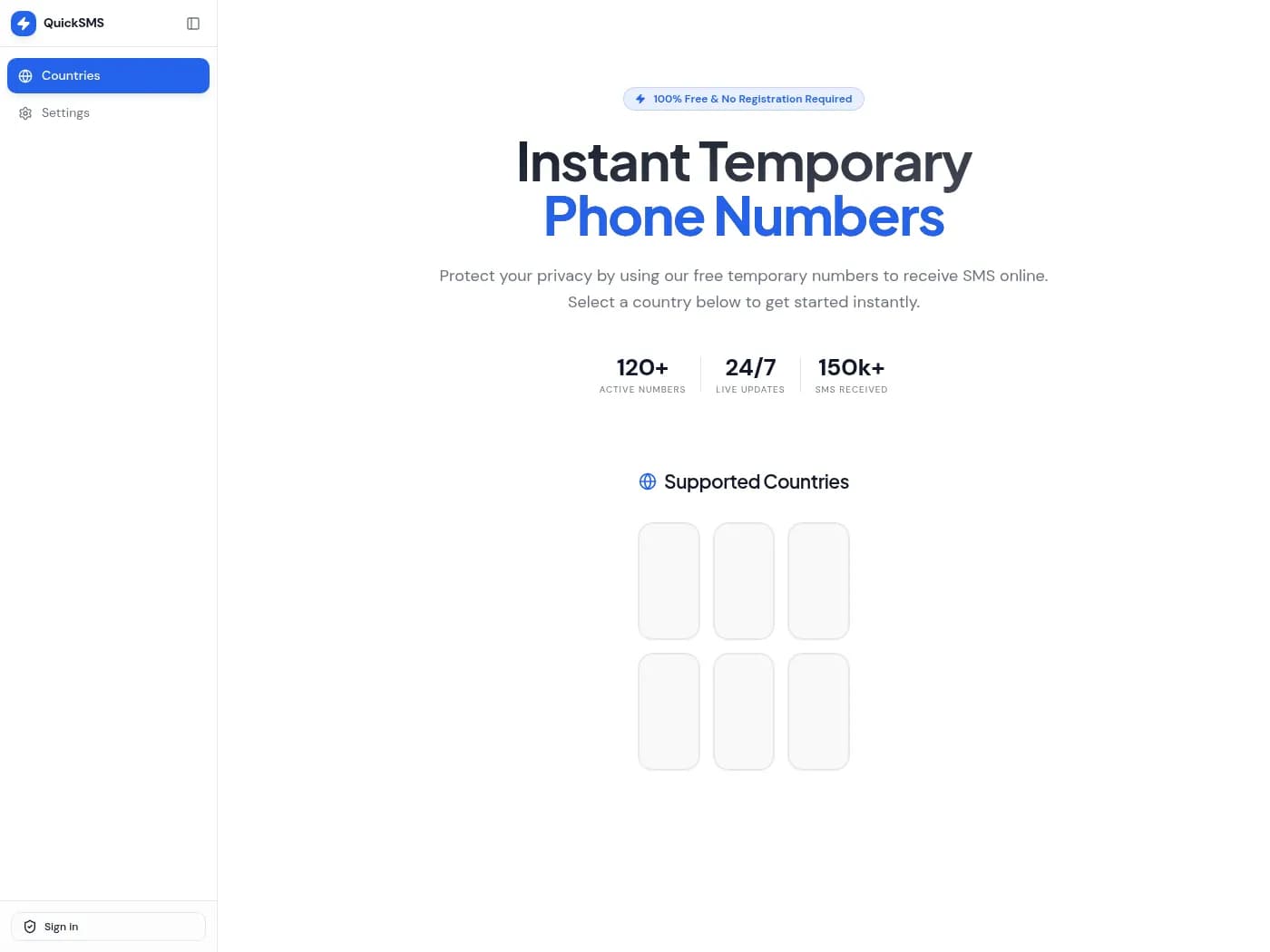 Temp Number Generator