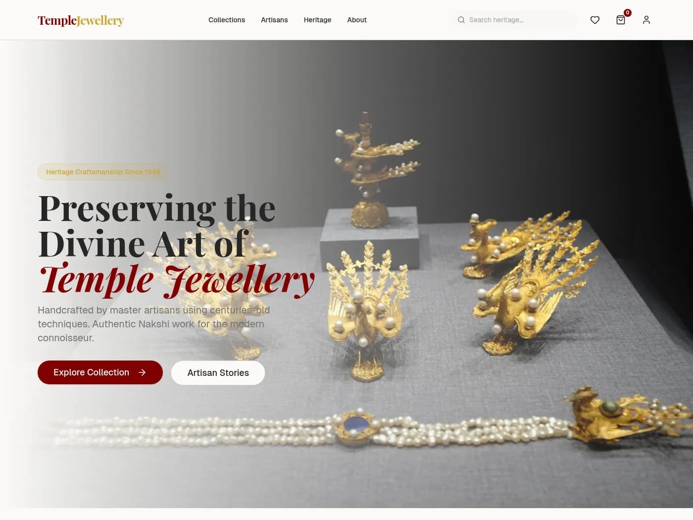 TempleJewellery Marketplace UI