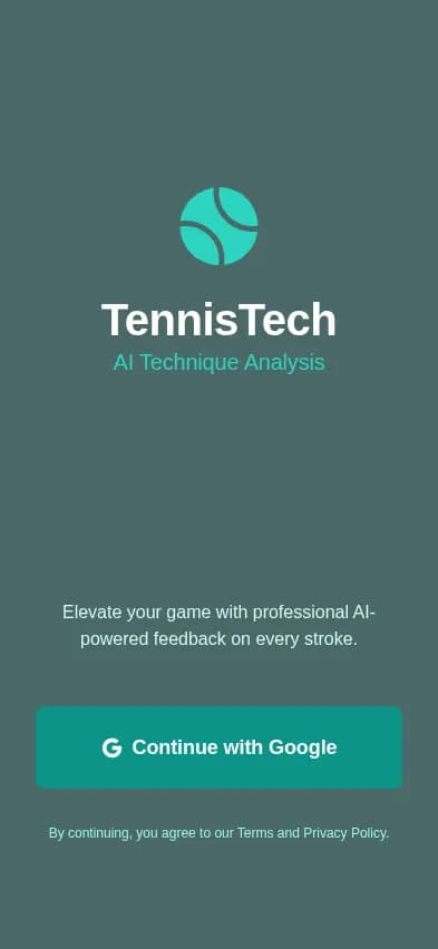 TennisTech AI Analyzer