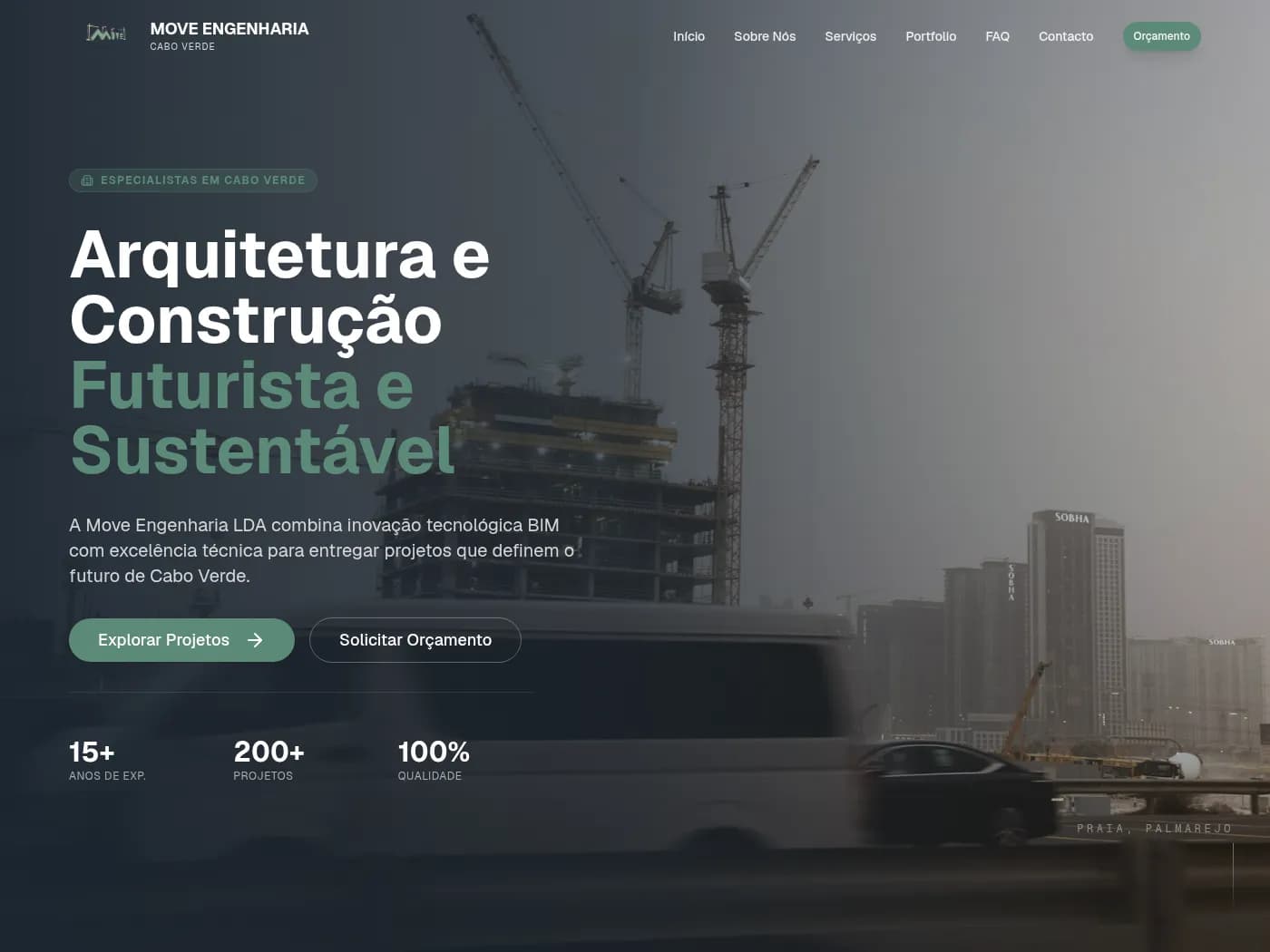TER Construção Futuristic Site