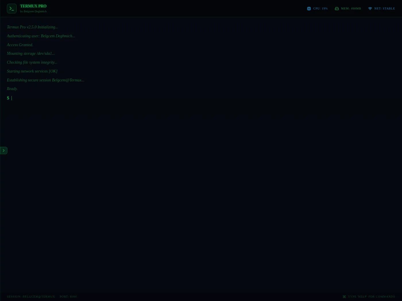Termux Pro by Belgcem