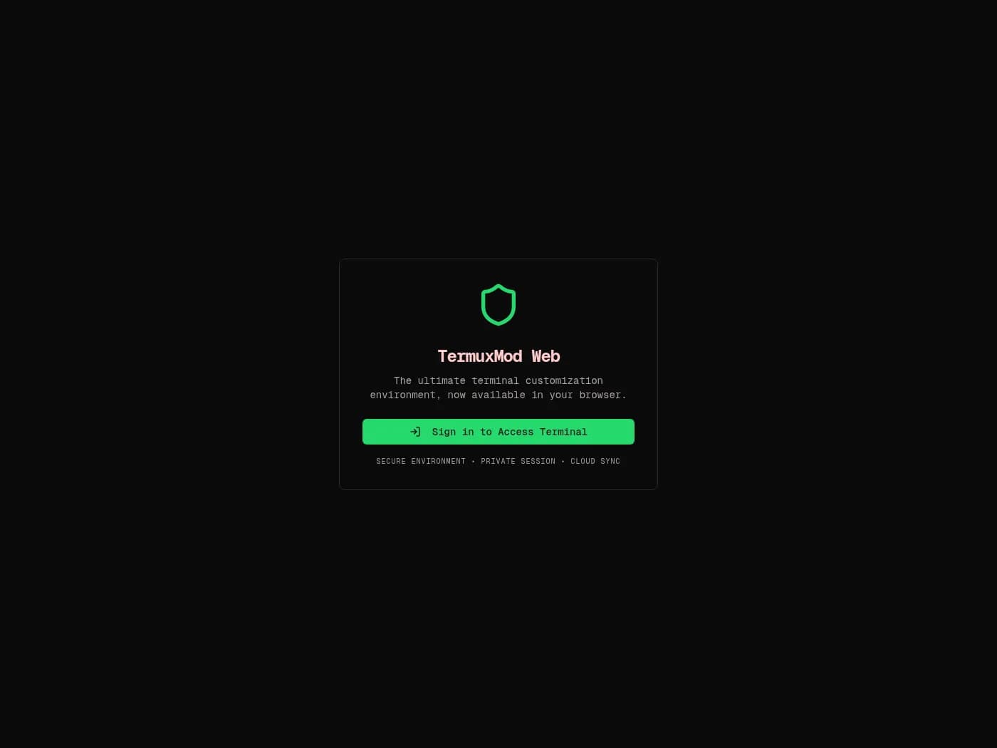TermuxMod Web Clone