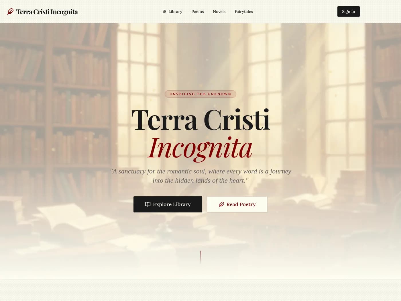 Terra Cristi Incognita