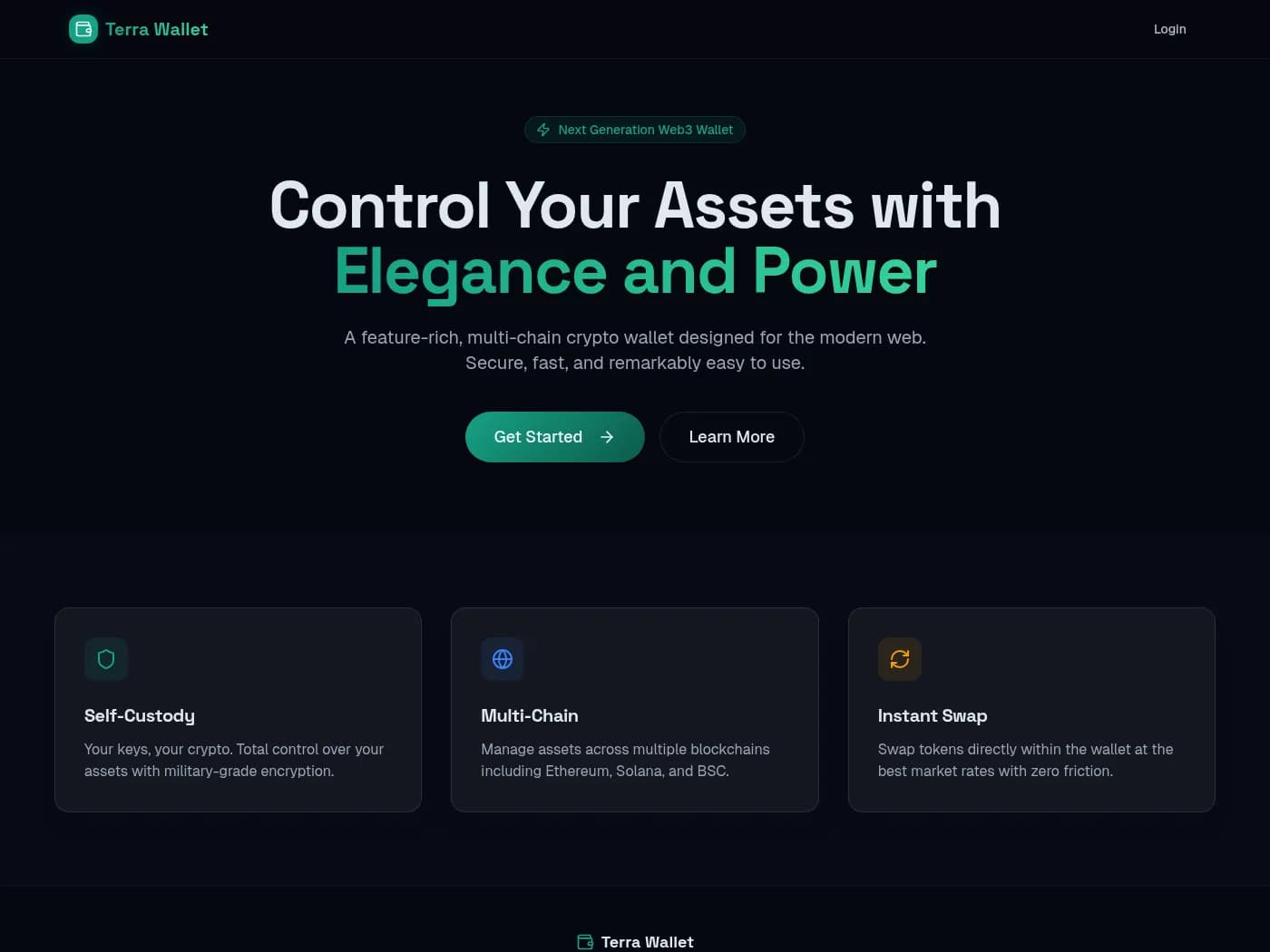 Terra Wallet Web