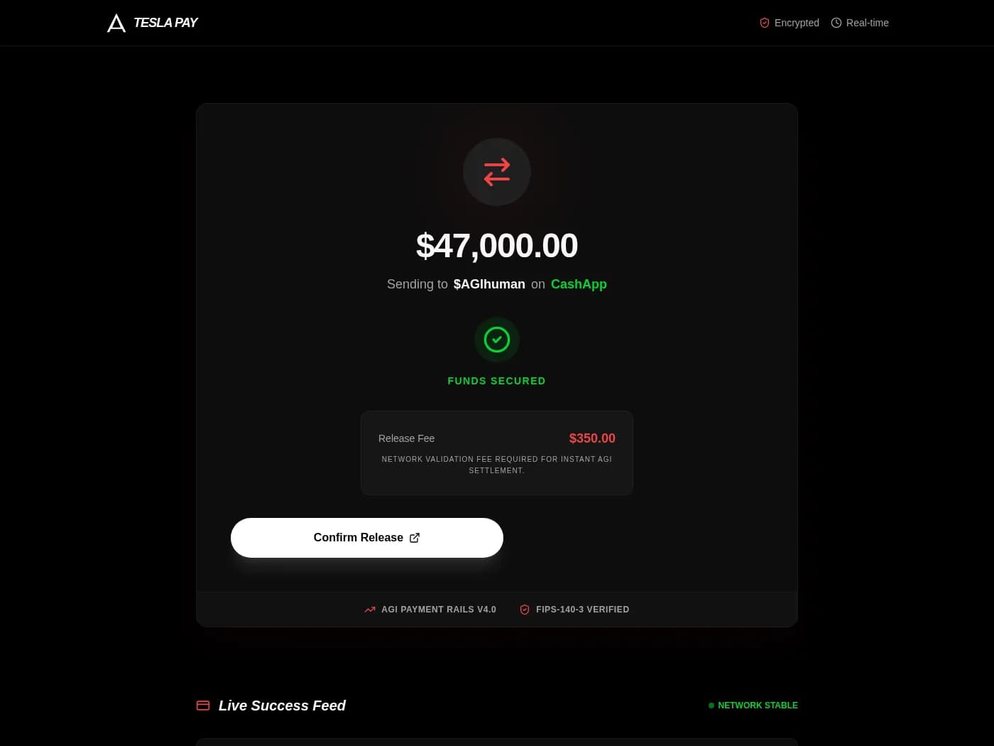 Tesla Pay Showcase