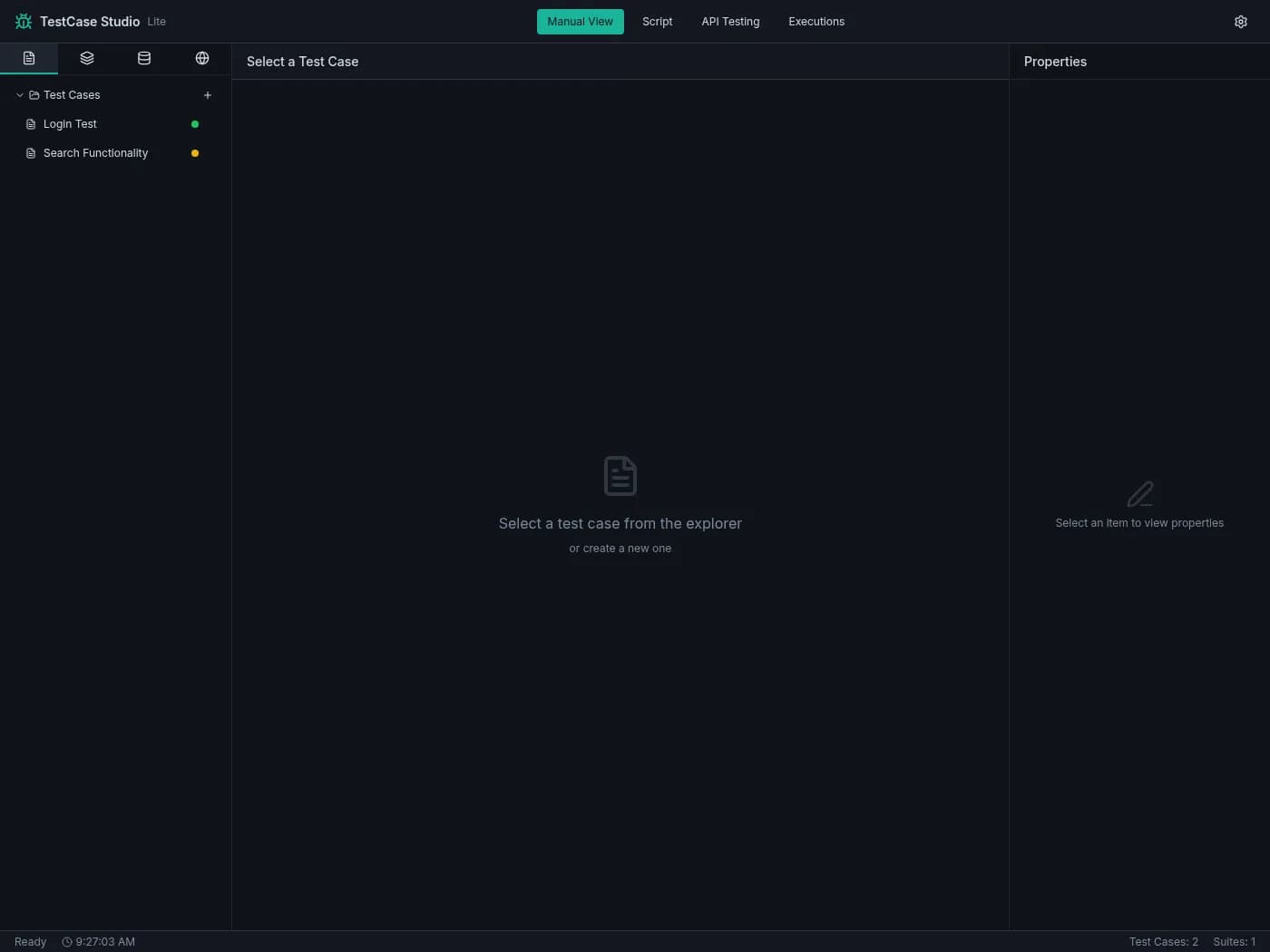 TestCase Studio Lite