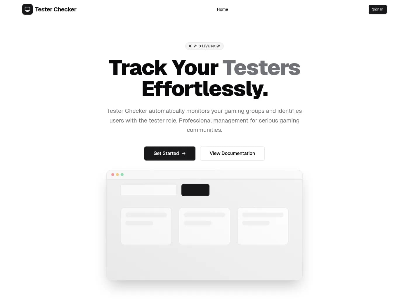 Tester Checker Web
