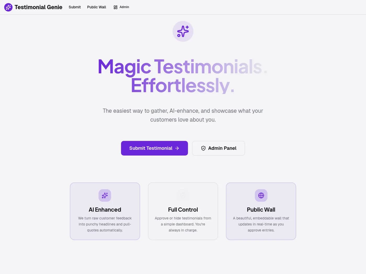 Testimonial Genie