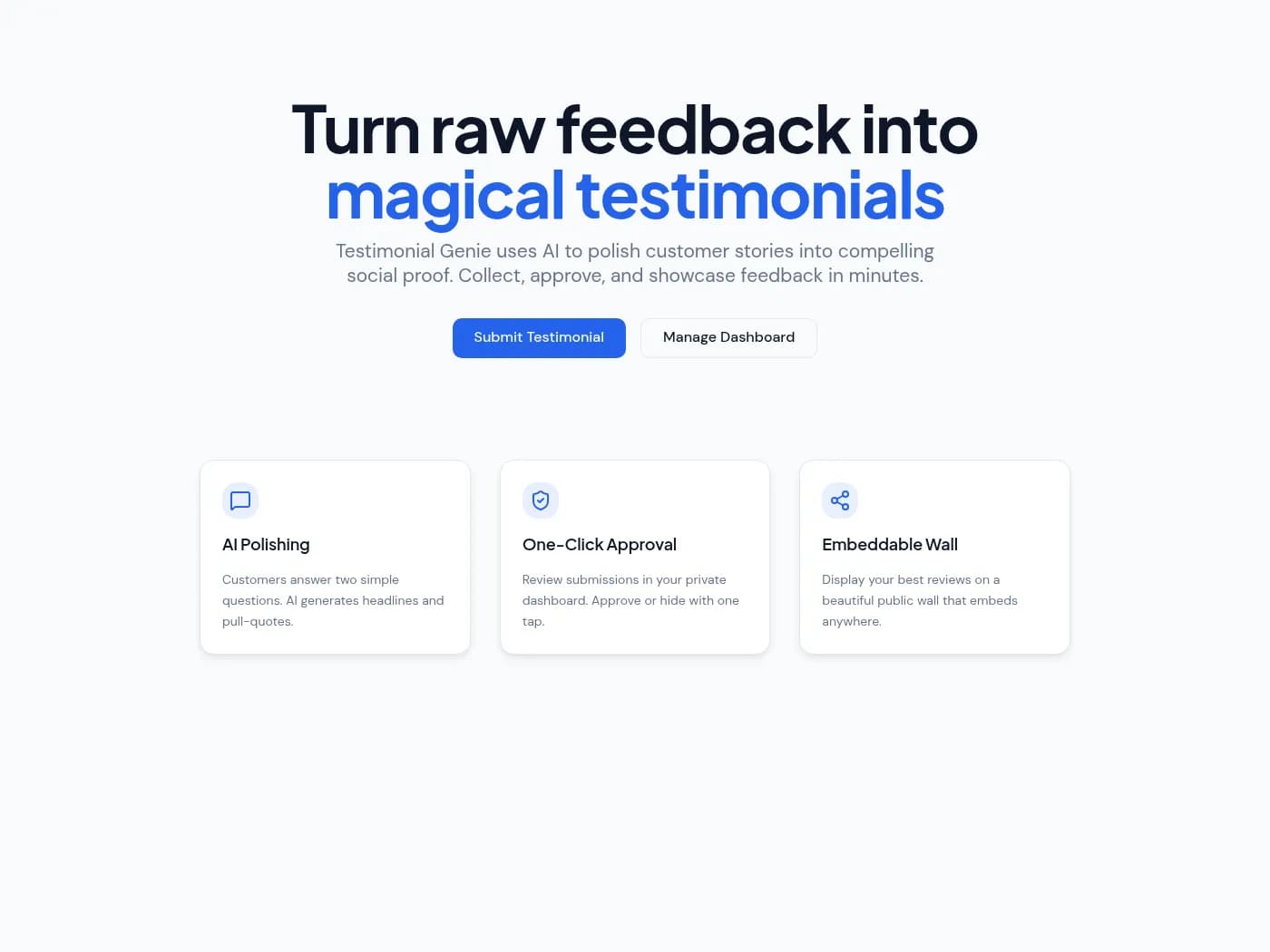 Testimonial Genie