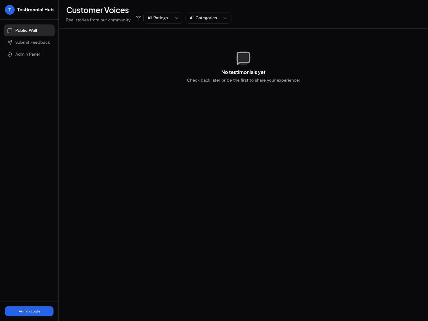 Testimonial Hub