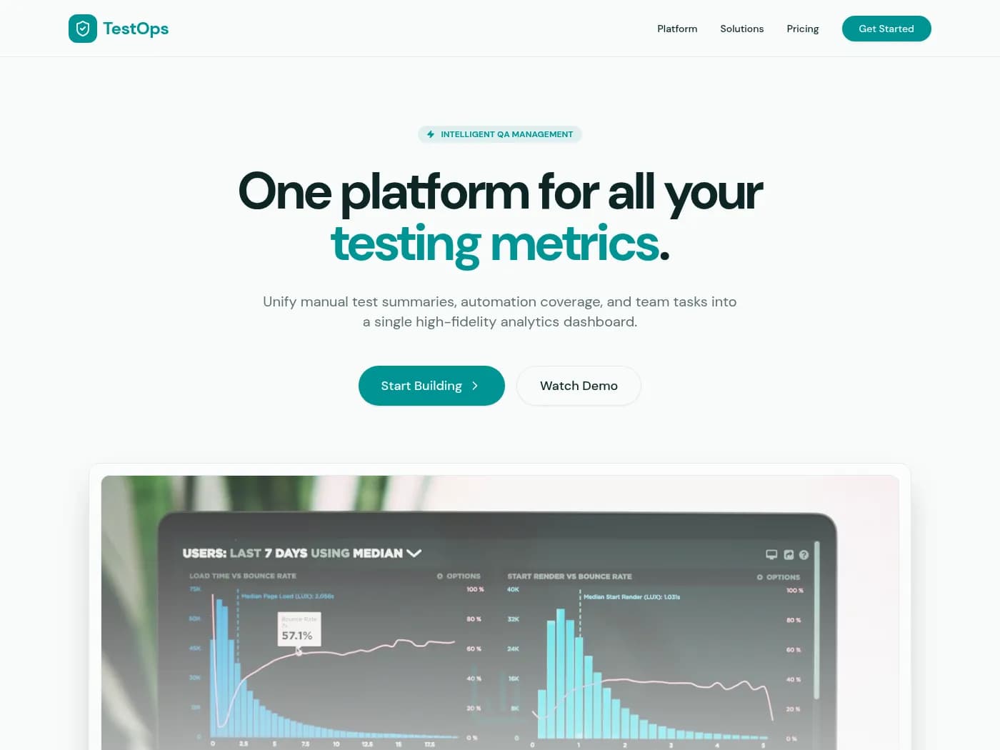 TestOps Analytics Dashboard