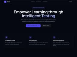 Testy - Educational Testing SaaS