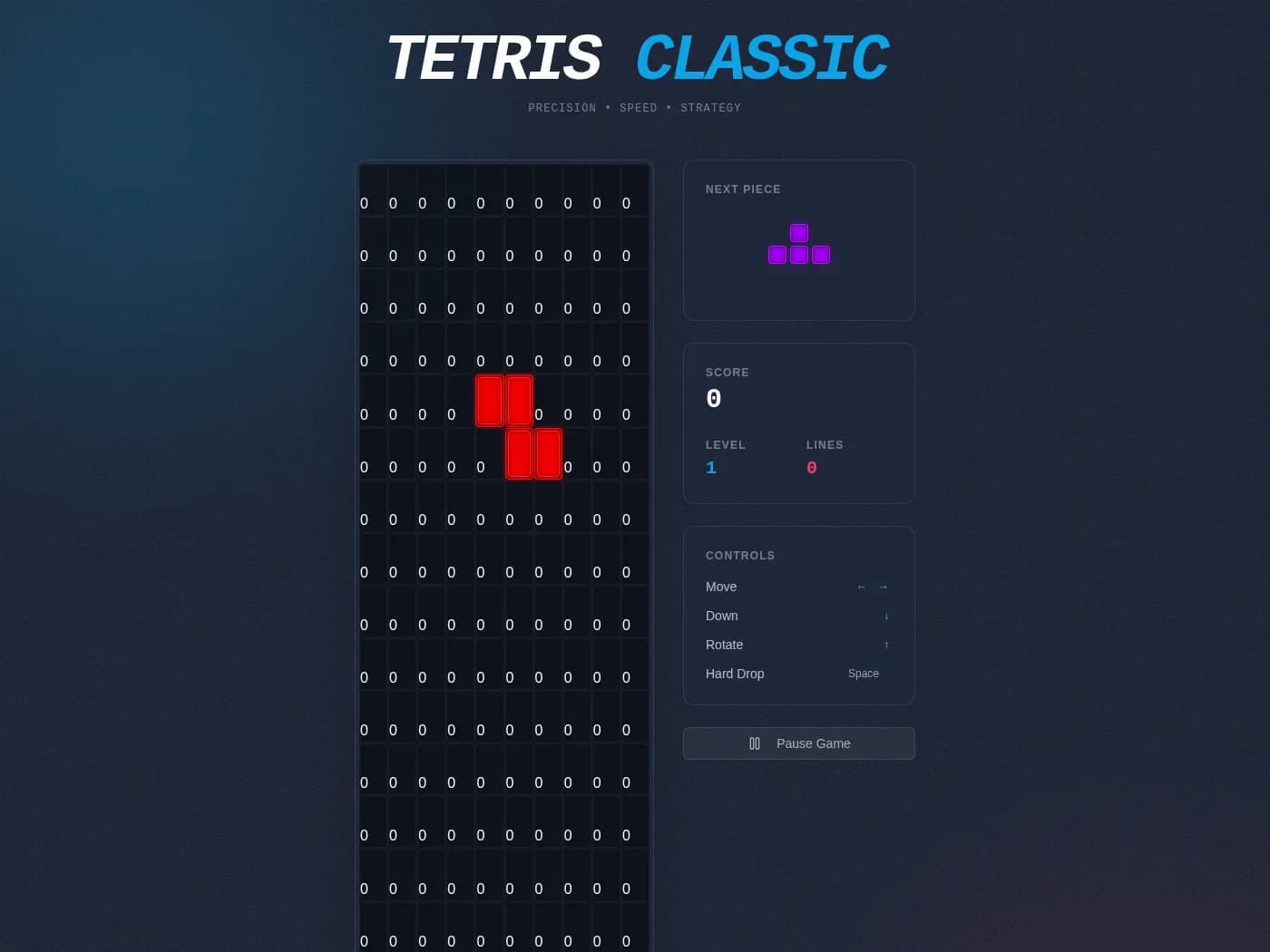 Tetris Game Classic
