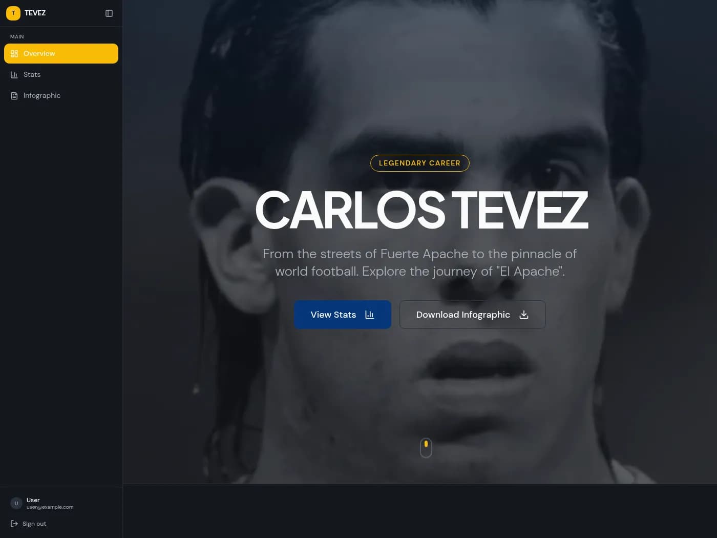 Tevez Career Visualizer