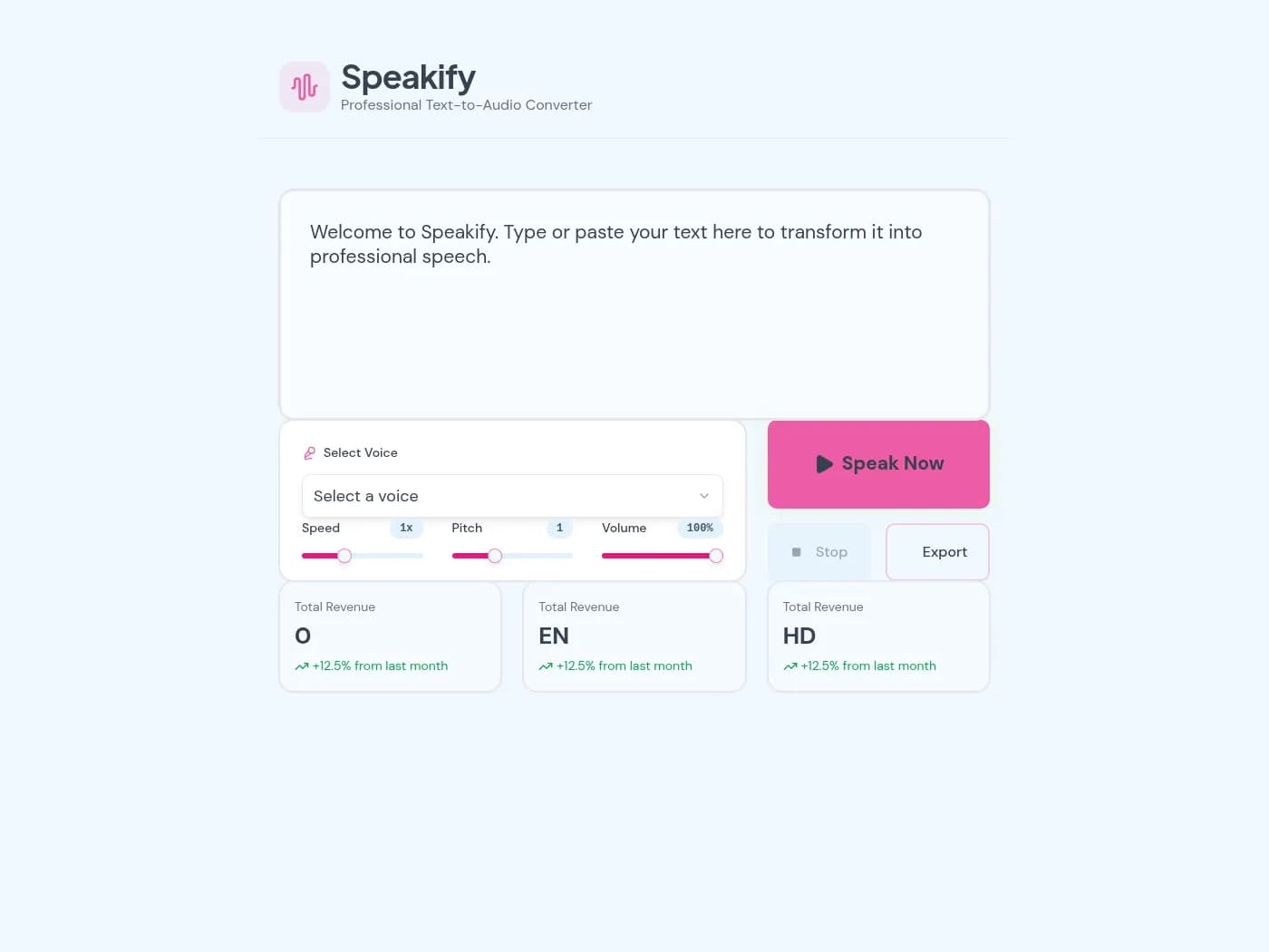 Speakify Web Converter