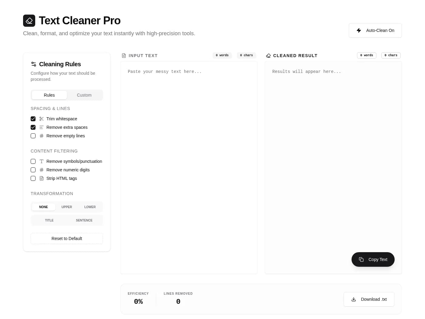 Text Cleaner Pro