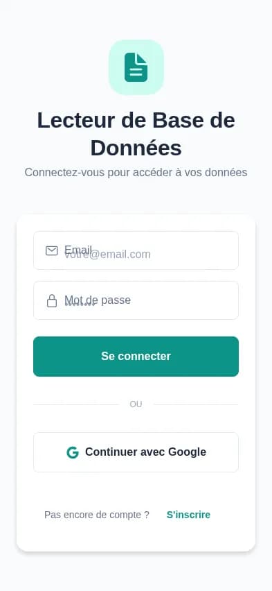 Text DB Reader