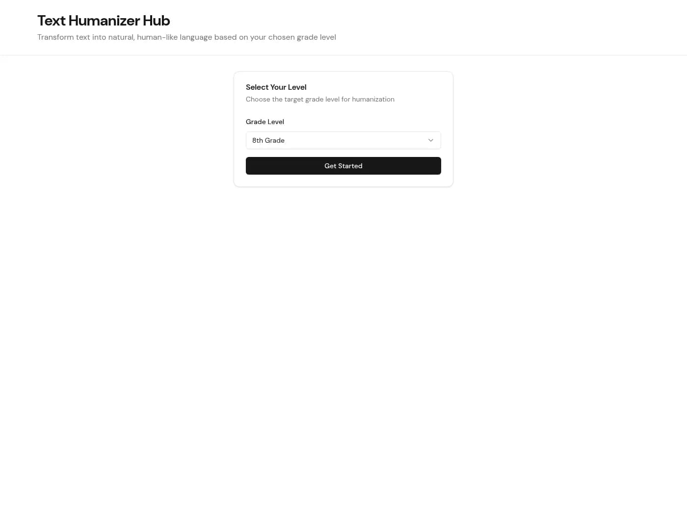 Text Humanizer Hub
