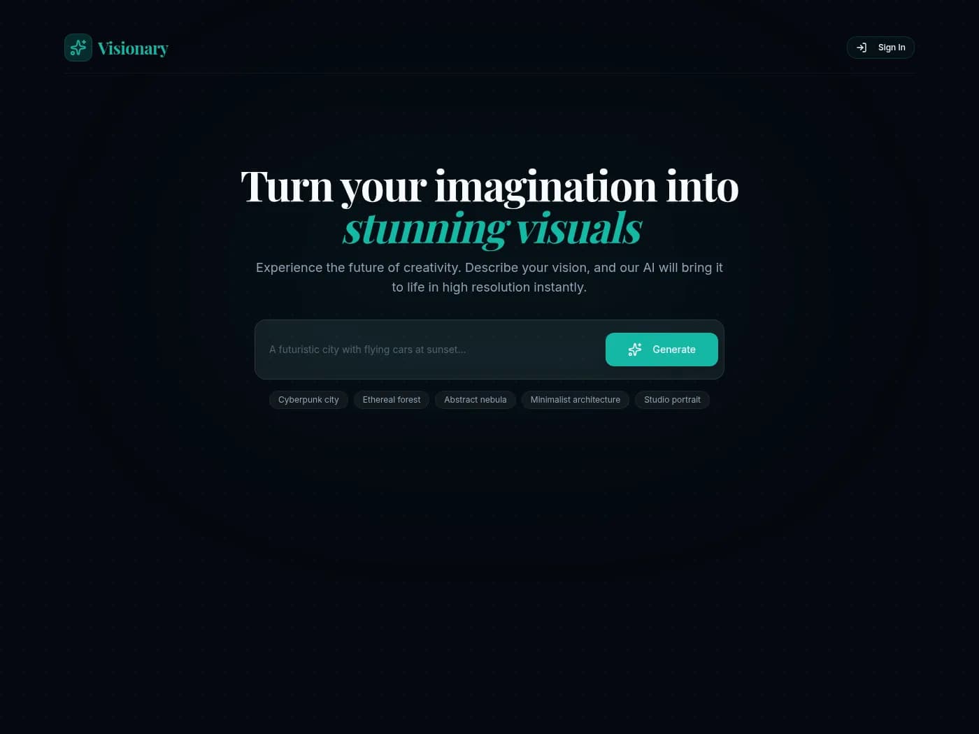 Visionary Image Maker