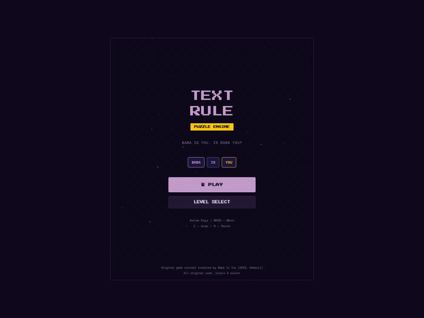 TextRule Puzzle Engine