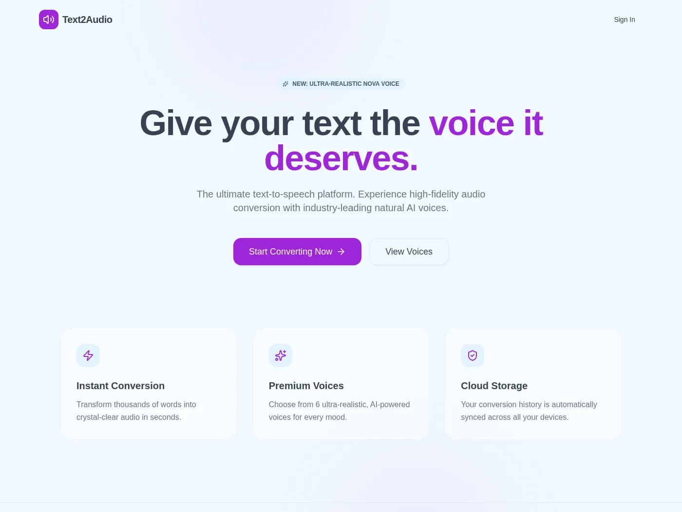 Text2Audio Converter