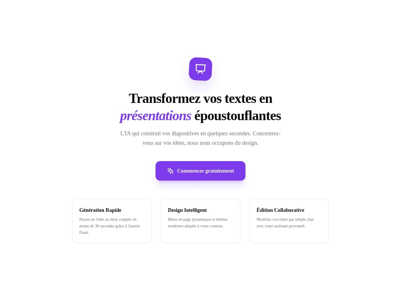 Text2Slide Generator