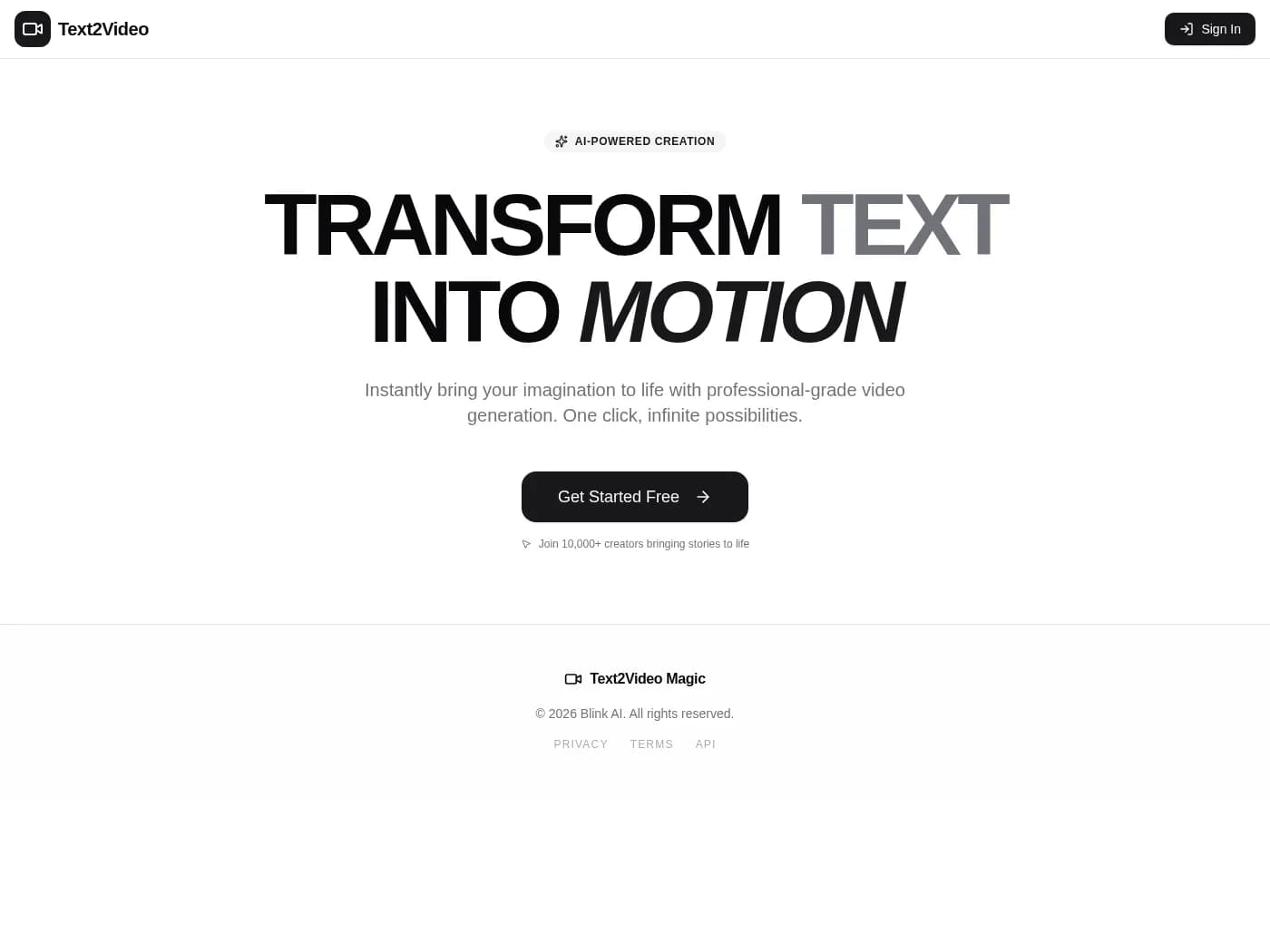 Text2Video Magic
