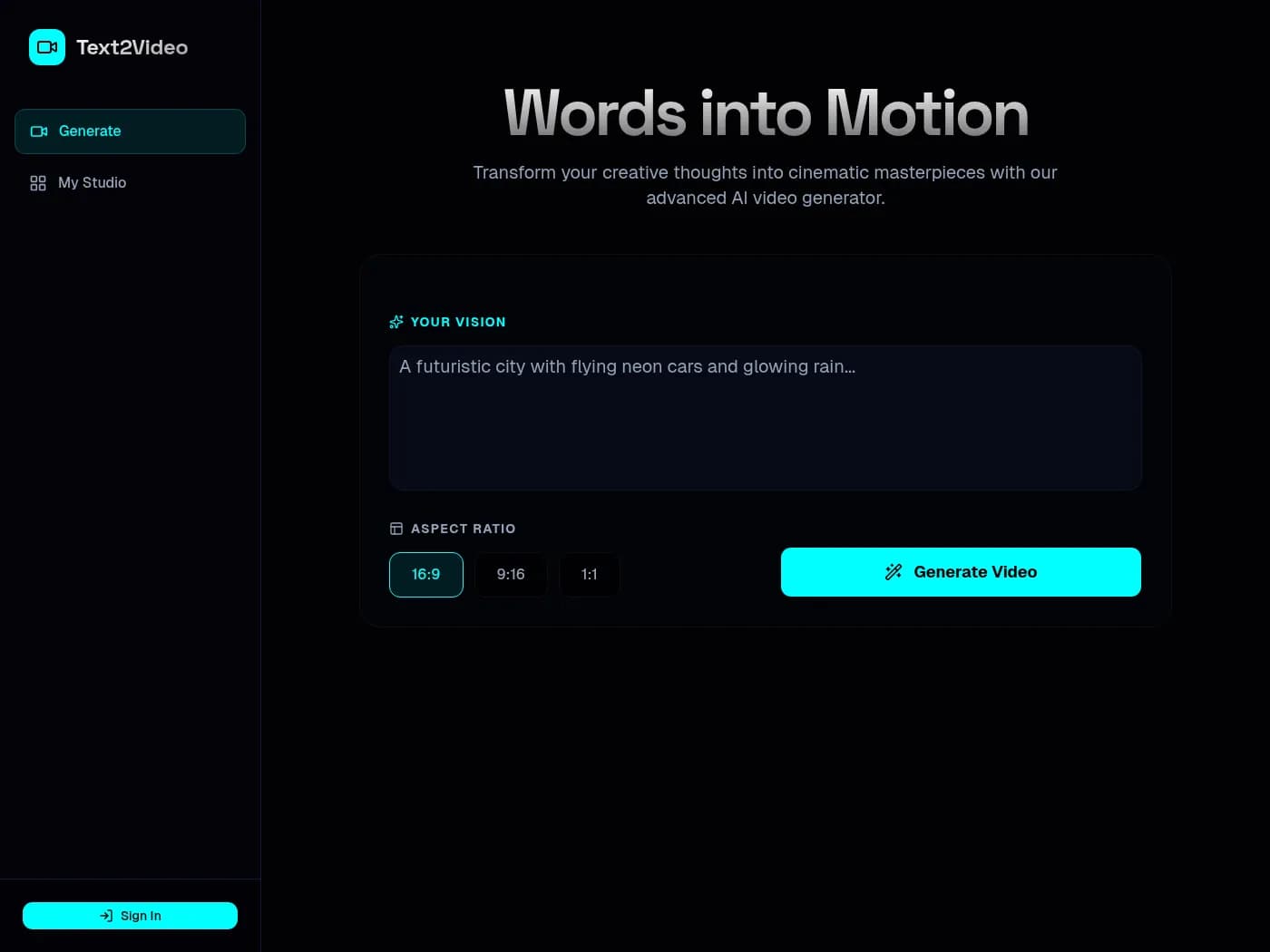 Text2Video Studio