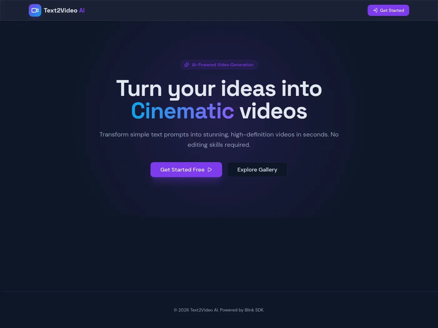 Text2Video Generator