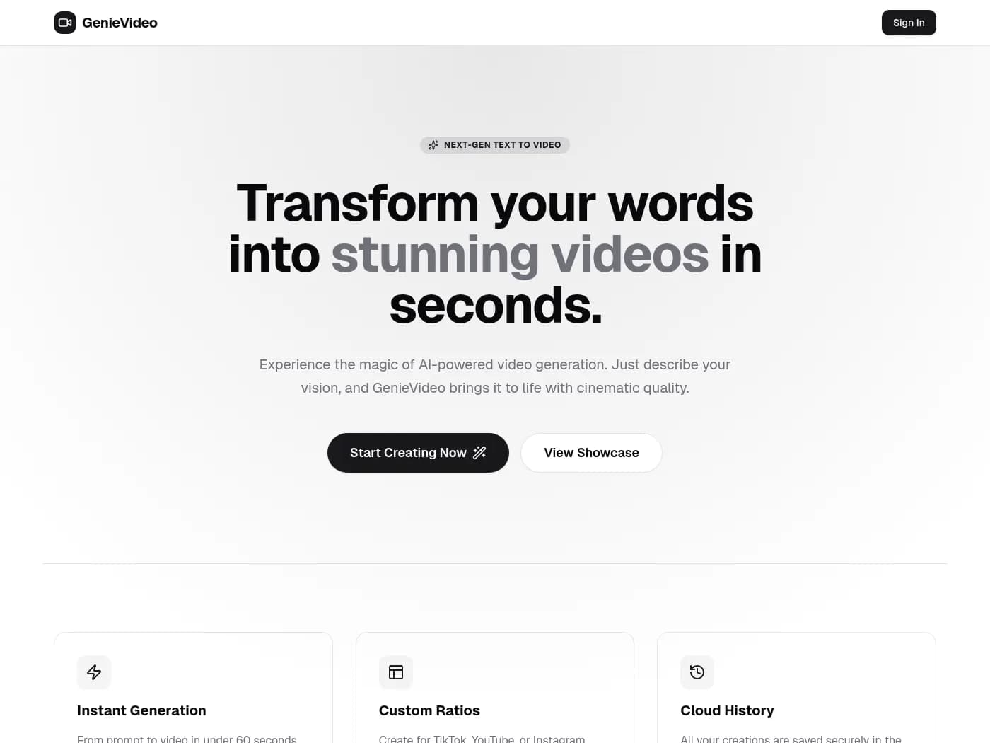 Text2Video Genie