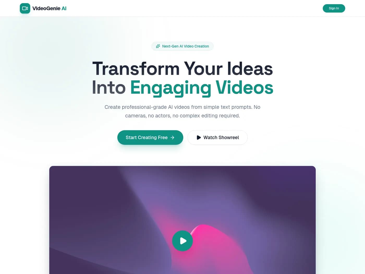 VideoGenie AI