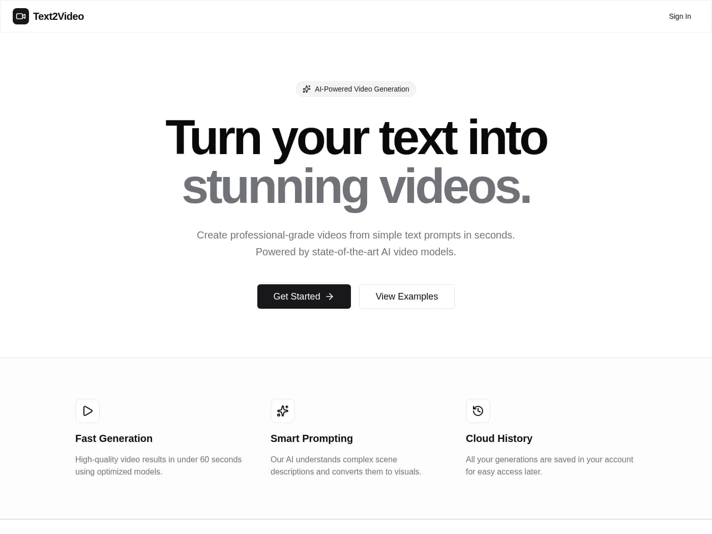 Text2Video Generator