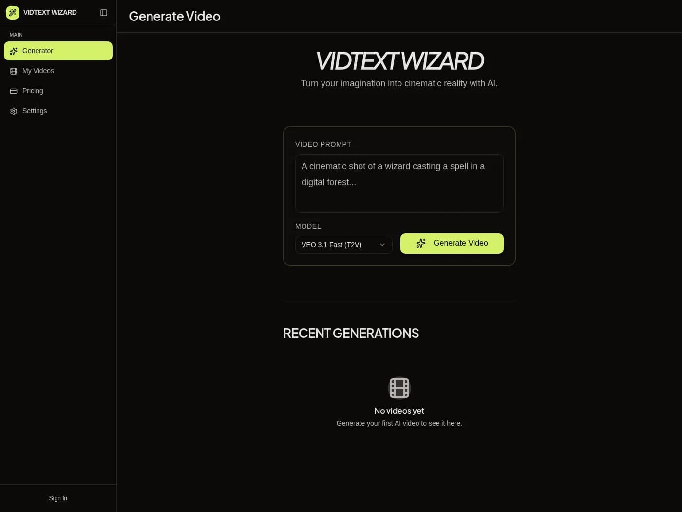 VidText Wizard