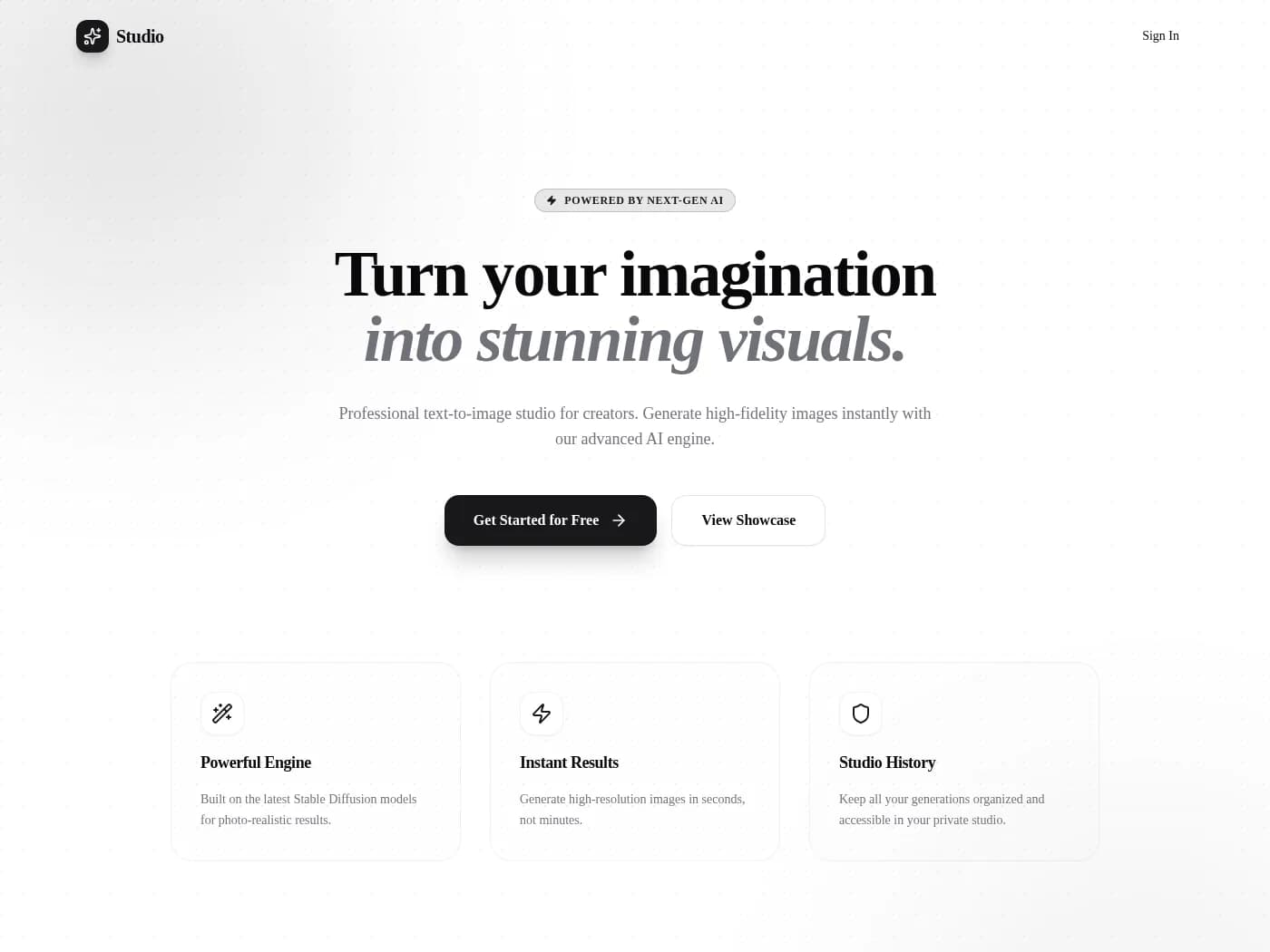 Text2Image Studio