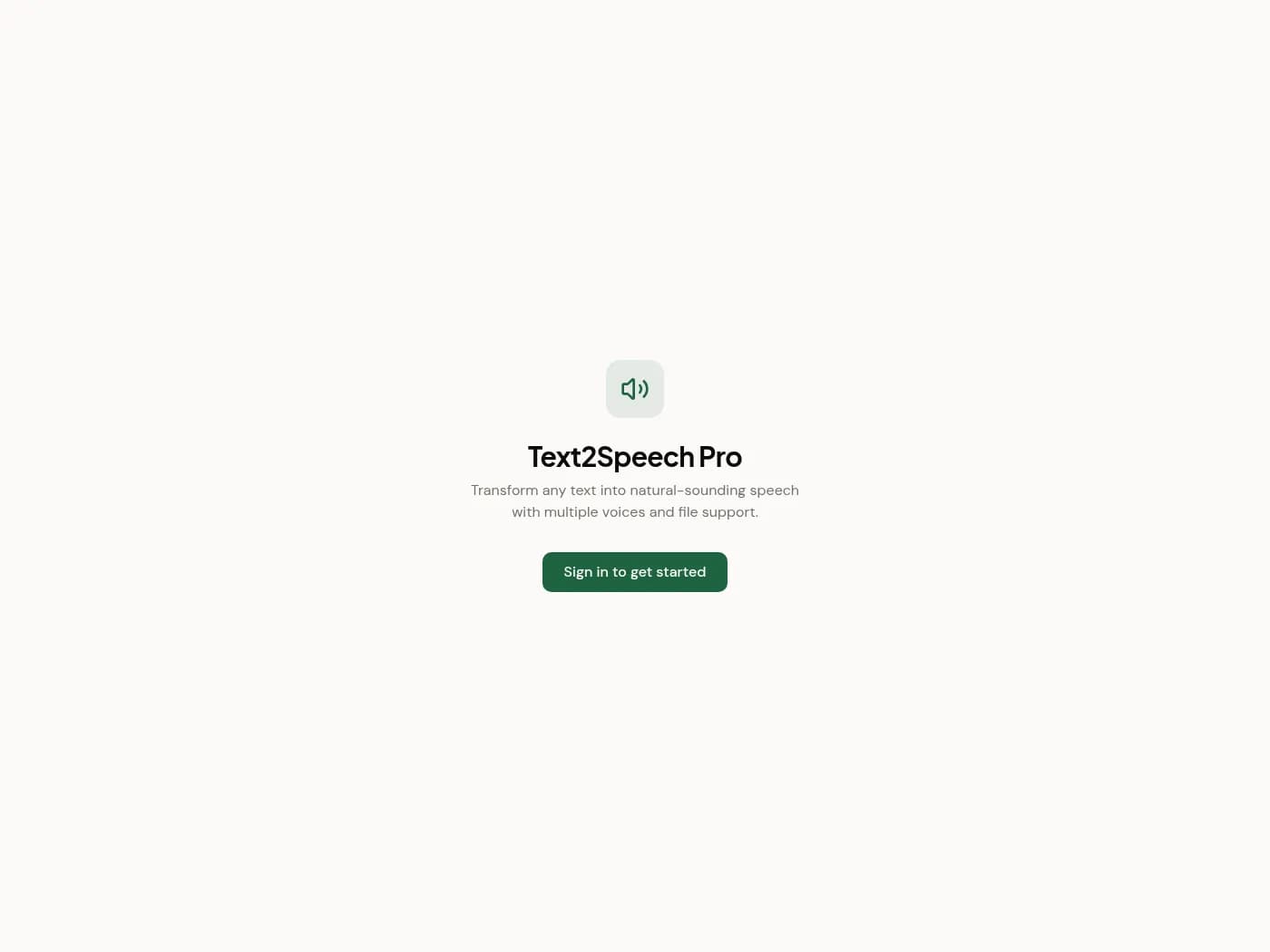 Text2Speech Pro