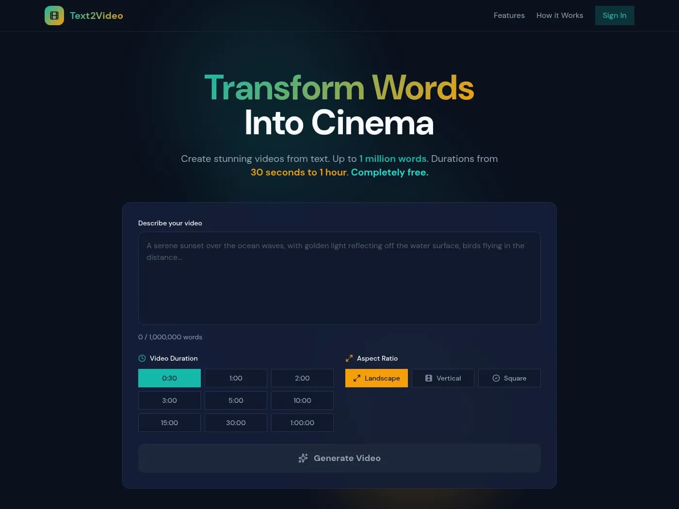 Text2Video Creator