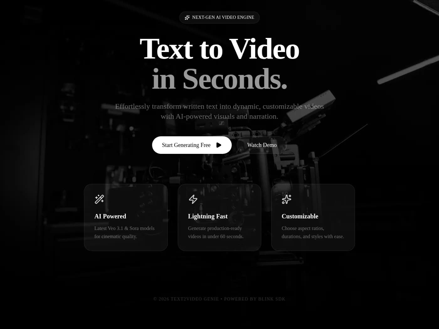 Text2Video Genie