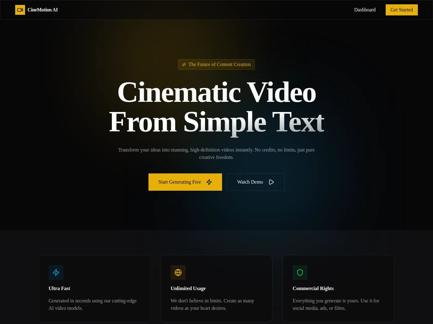 Credit-Free Text2Video