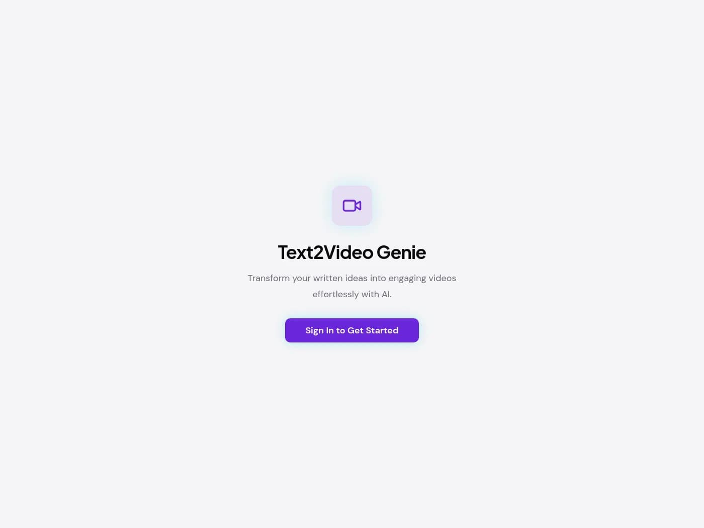 Text2Video Genie