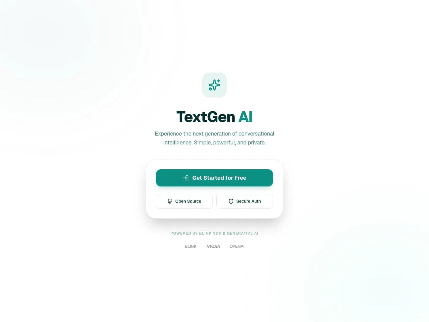 TextGen AI Chat