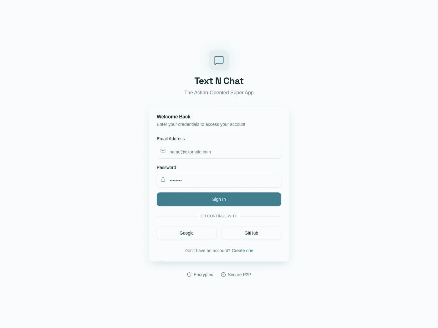 Text N Chat Super-App