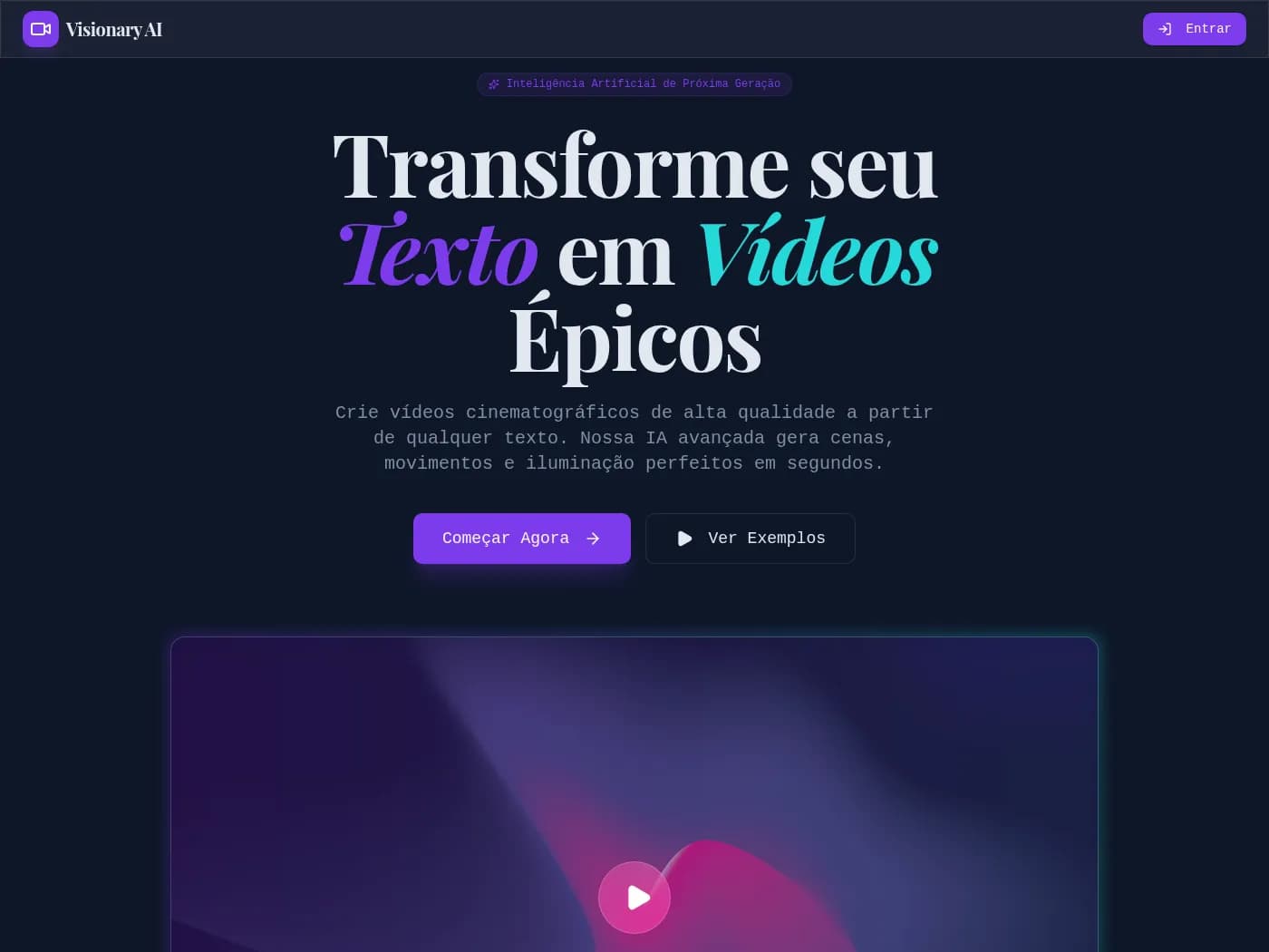 Texto Para Vídeo Longo