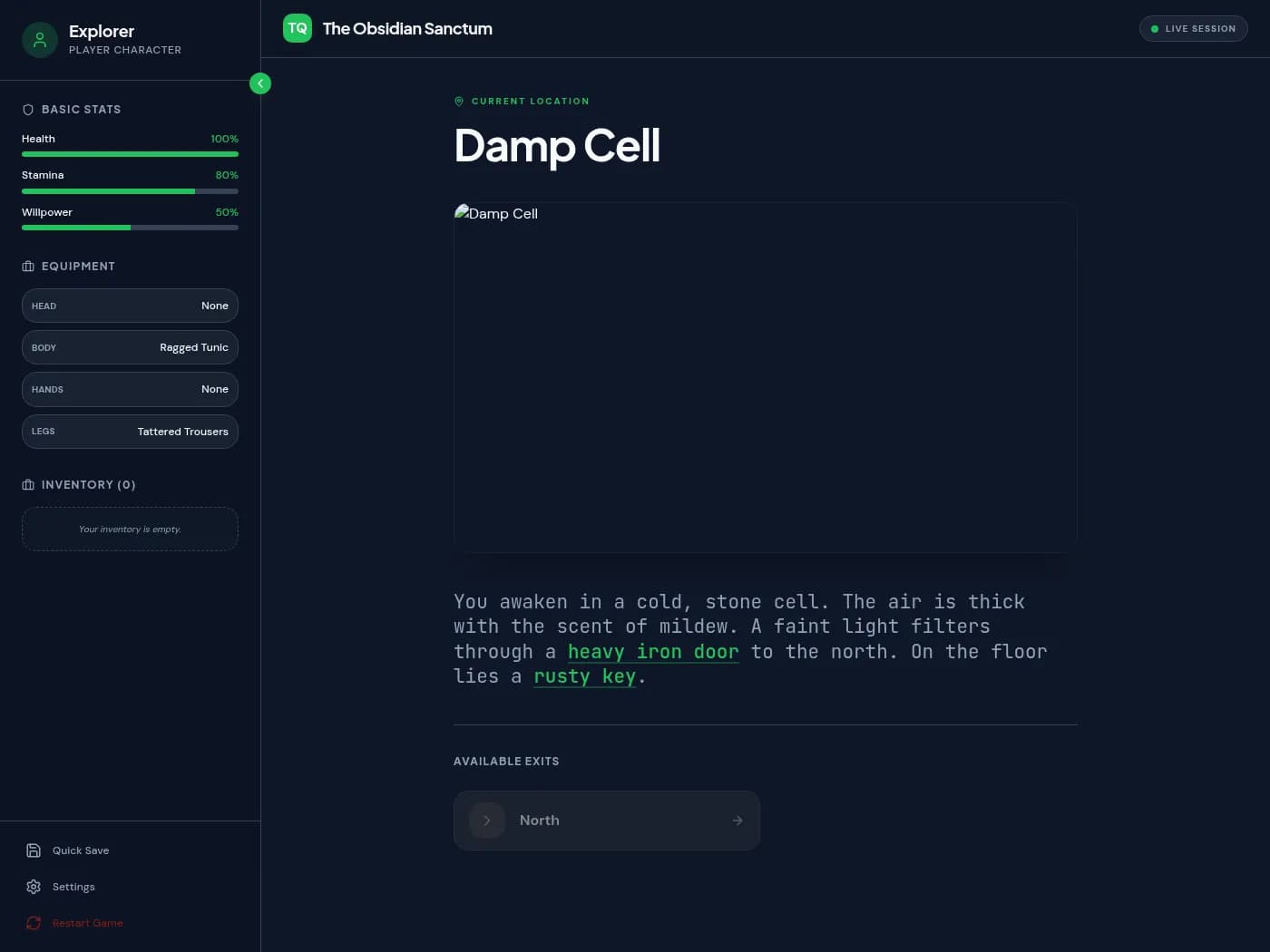 TextQuest Game Engine