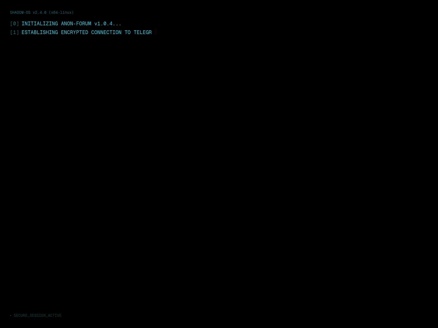 Telegram Anon Forum