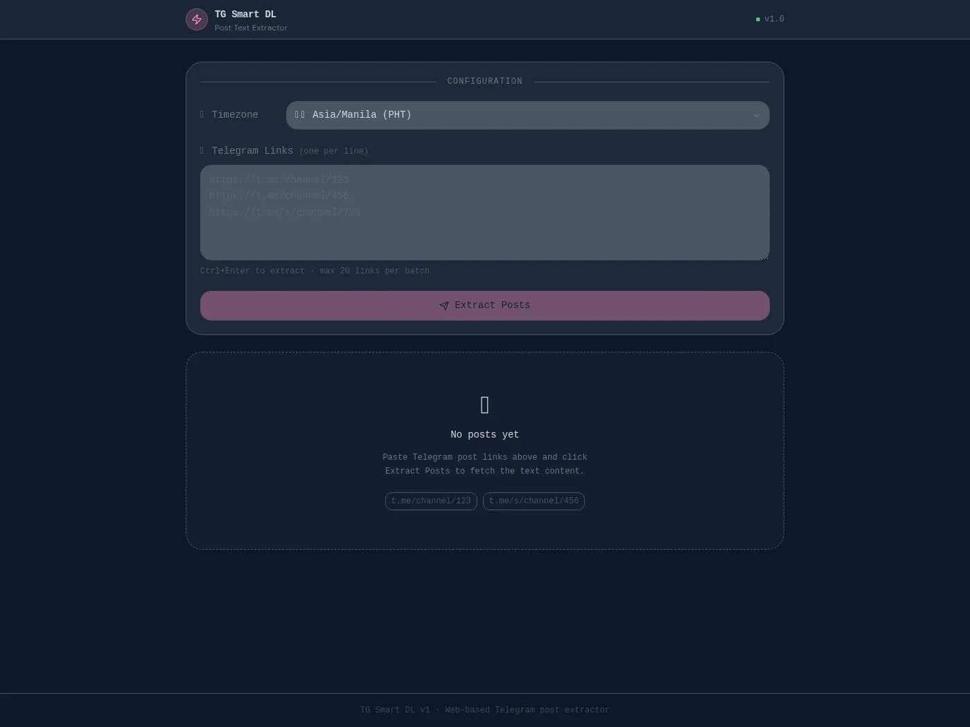 TG Smart Downloader