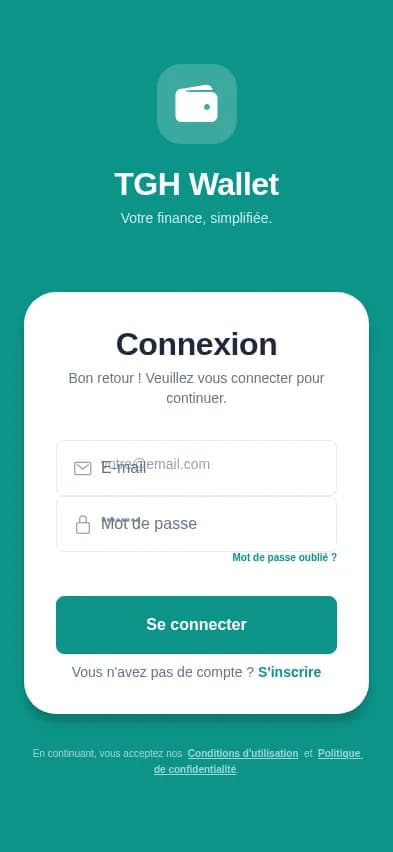 TGH Wallet App