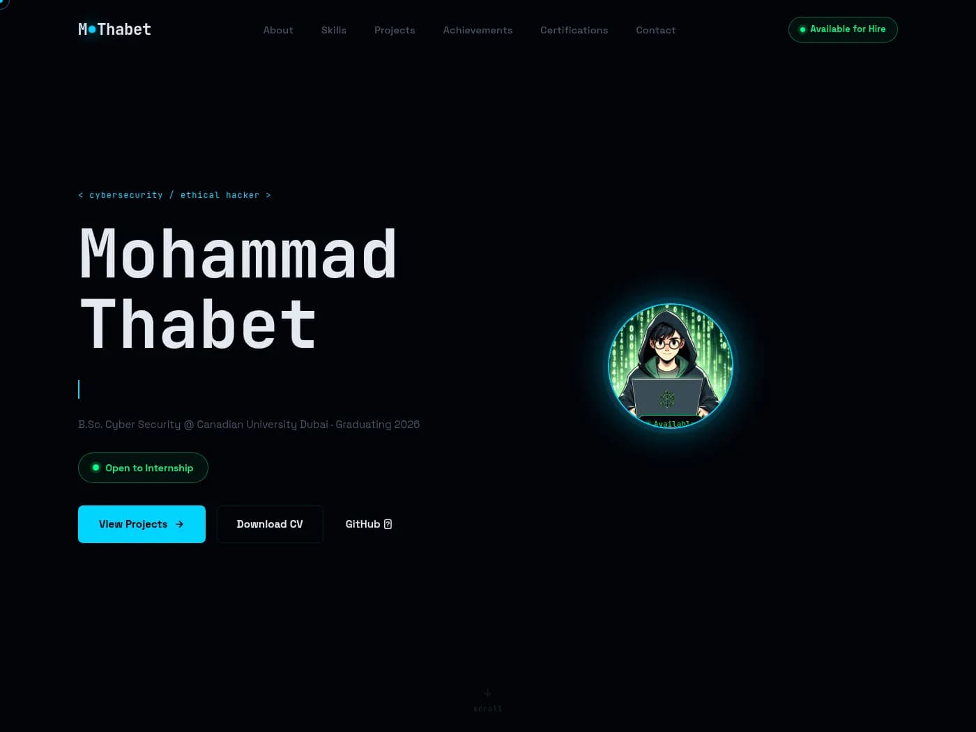 Thabet Portfolio