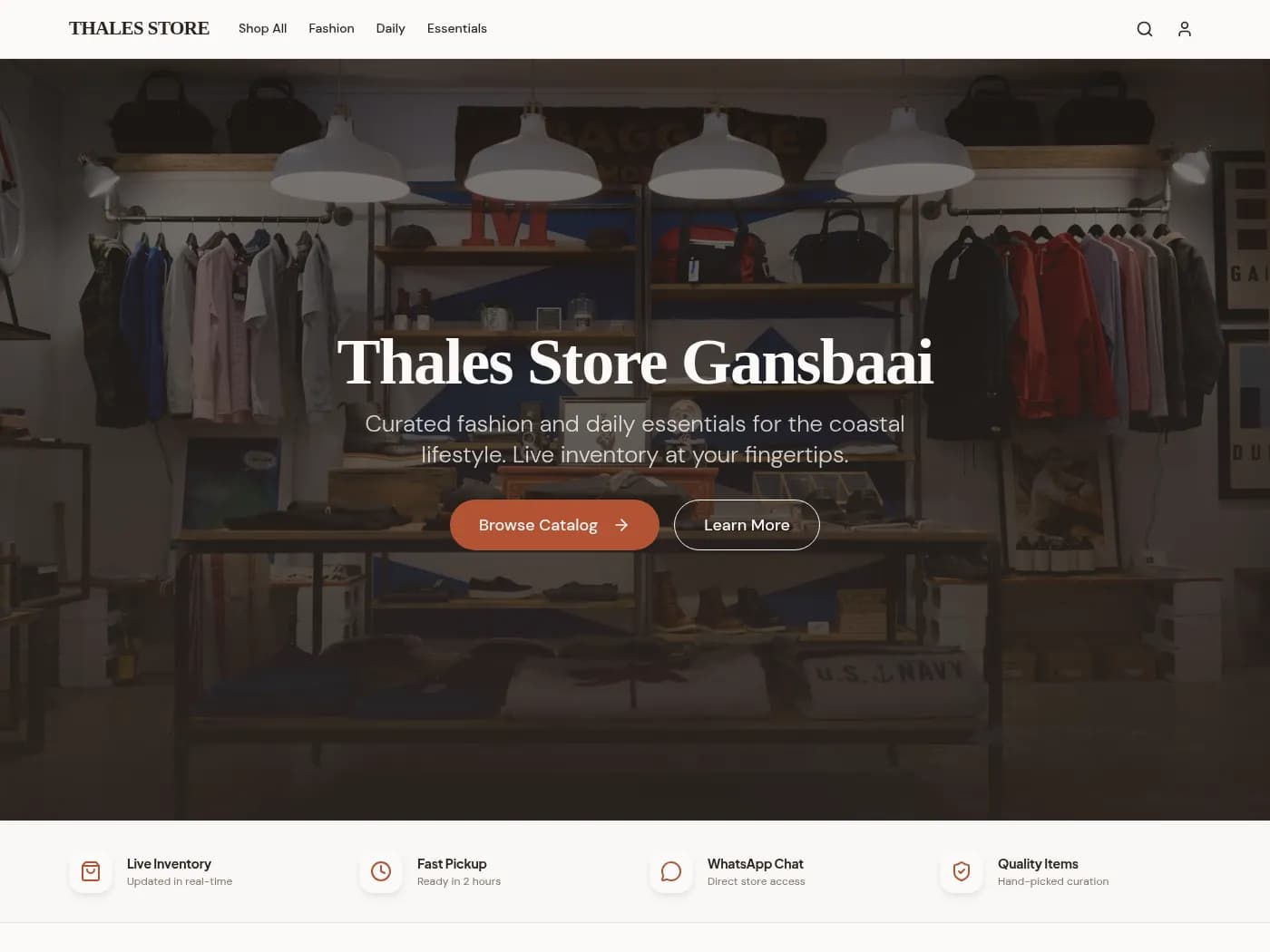 Thales Store Gansbaai Web