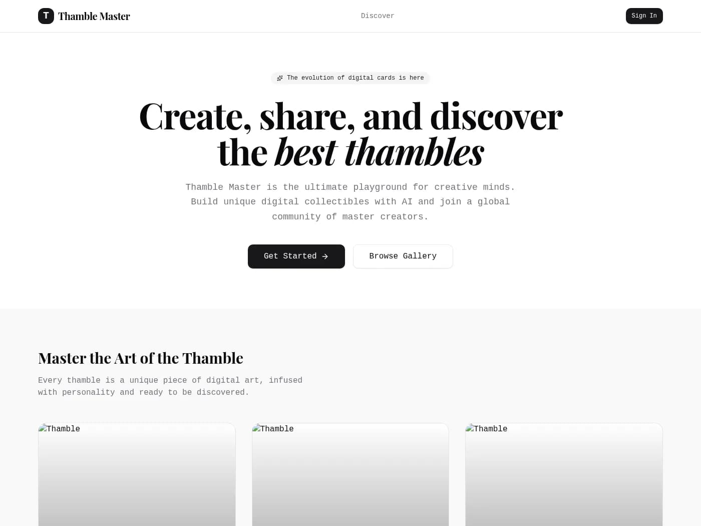 Thamble Master